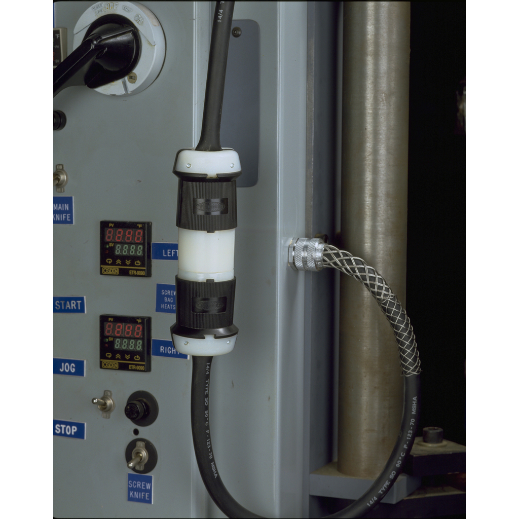 Hubbell HBL2323 20A 250V Twist-Lock INSULGRIP Black & White Nylon ...