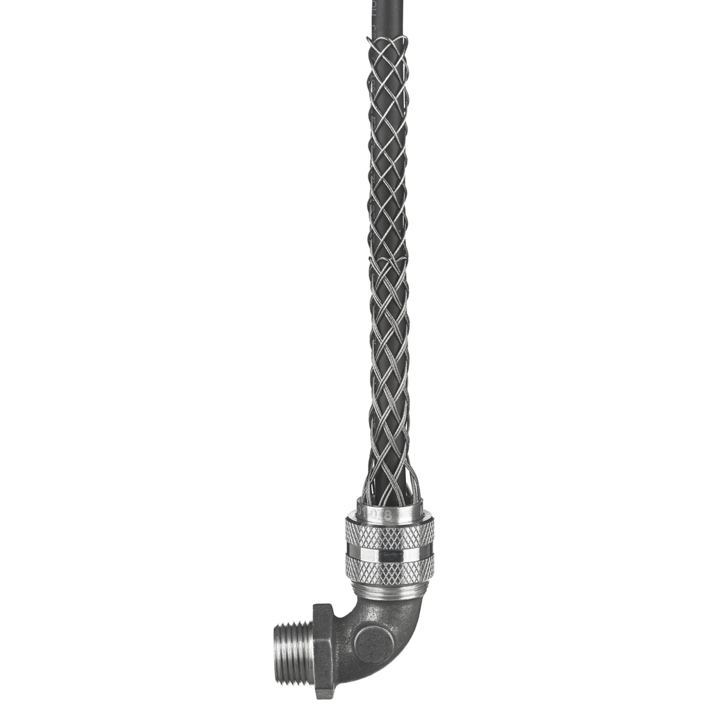 Hubbell / Kellems 07401076 Deluxe Cord Grip, 90? Male, .250-.375", 1/2 ...