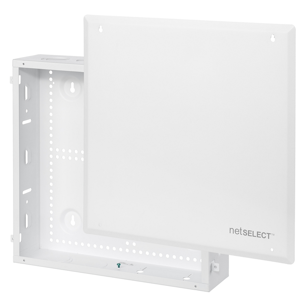 Hubbell NSOBOX14BCCABINET, NETSELECT, 14"H, w/PANEL COVER, WH | Cooper ...