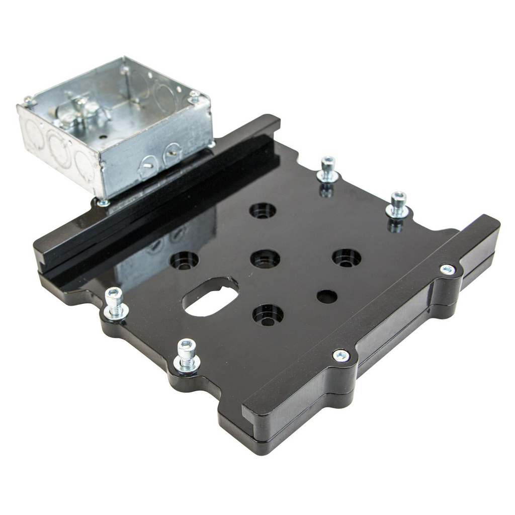 Hubbell HBLIMBJ Cord Reel Mounting Bracket w/ Junction Box Mount, Cast ...