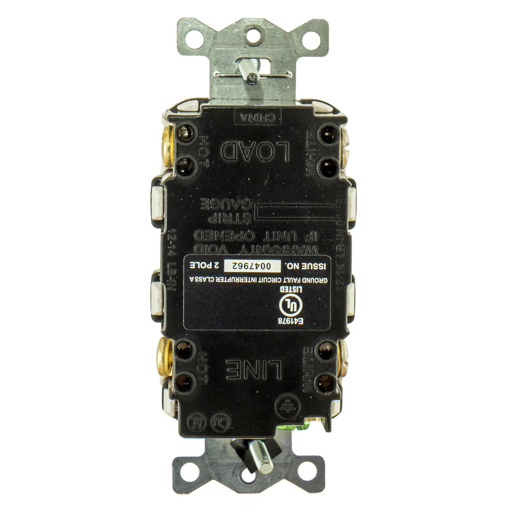 Hubbell GFBFHP20W20A 125V BLANK FACE GFCI HP WHITE | Cooper Electric