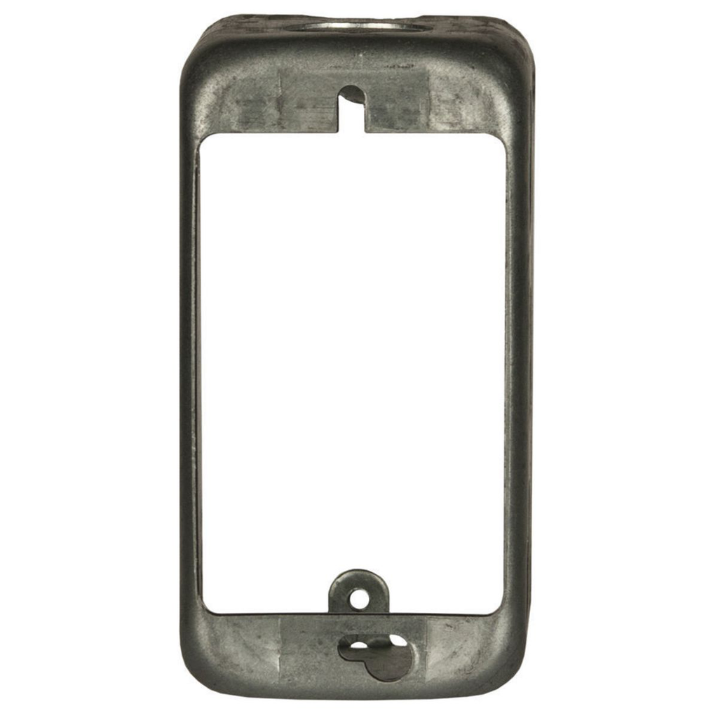 Raco 665 4" x 2" Steel Handy Box Extension, 1-7/8" Deep, 1/2" End ...