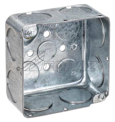 TPZ D4455 4" SQ BOX STL 2-1/8" DP 1 | Cooper Electric