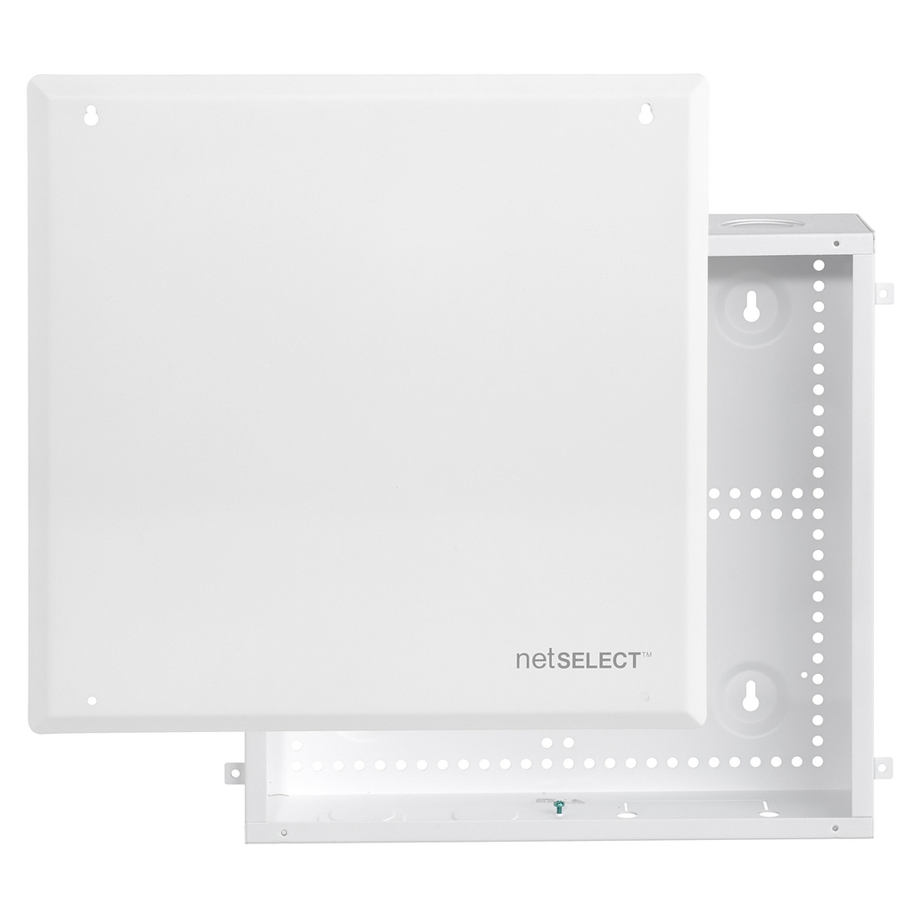 Hubbell NSOBOX14BCCABINET, NETSELECT, 14"H, w/PANEL COVER, WH | Cooper ...