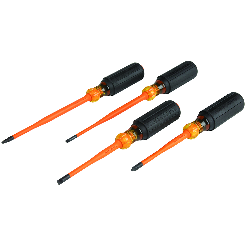 Klein 33734INS Slim-Tip Insulated Screwdriver Set, Phillips, Cabinet ...