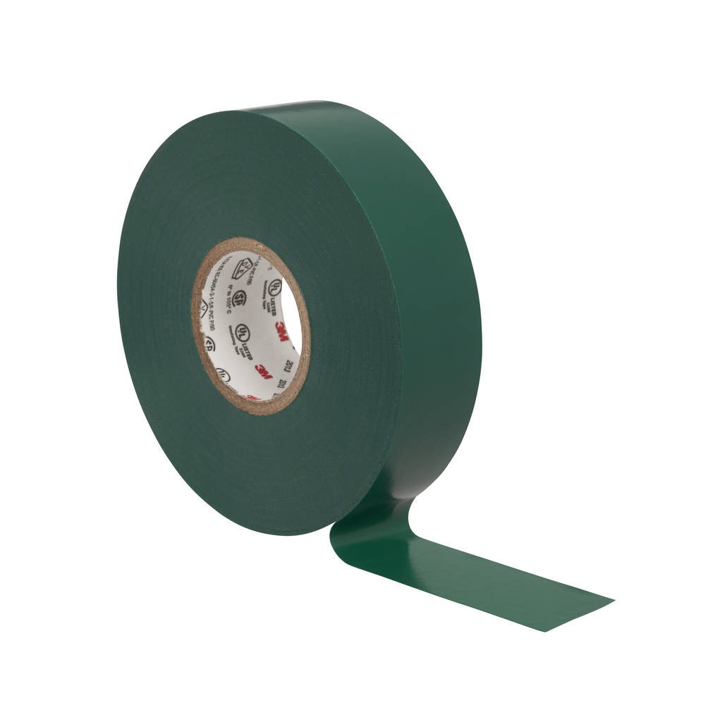 3M 35-3/4X66FT-GN #35 Vinyl Electrical Tape, 3/4" x 66ft - GREEN ...