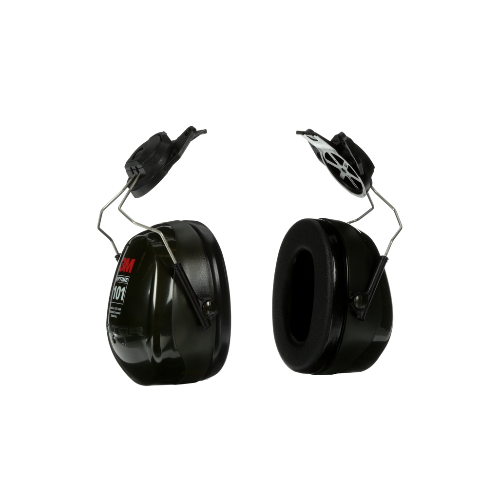 3M Industrial Safety H7P3E 24 dB Helmet Attached Banded Hearing ...