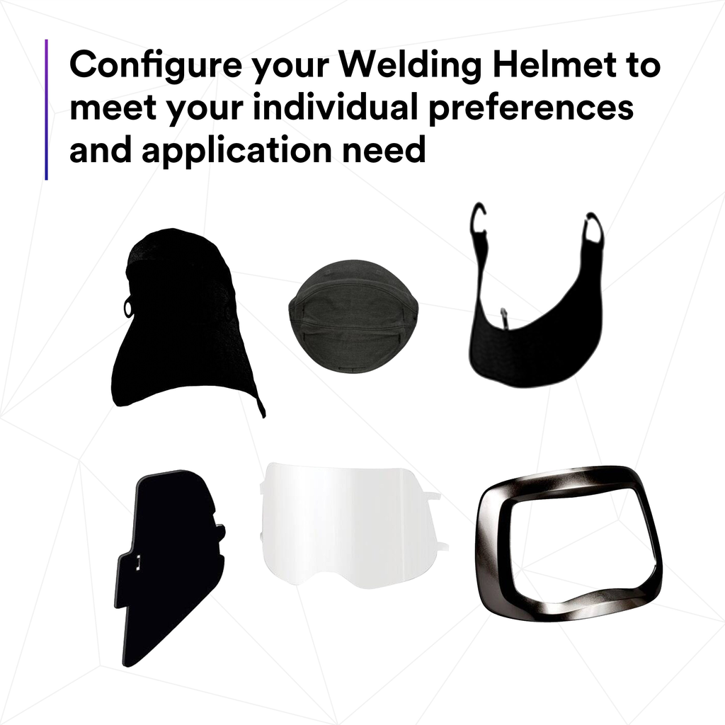 3M Adflo Powered Air Purifying Respirator HE System w 3M Speedglas Welding Helmet 9100 FX-Air ...