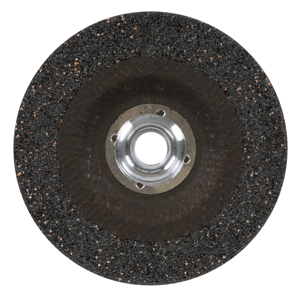 3M Silver Depressed Center Grinding Wheel, 87397, T27 Quick Change, 4.5 ...