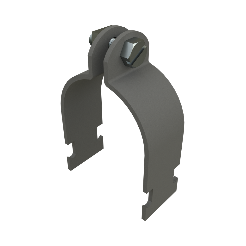 UNI P1119 DF PIPE CLAMP FOR 3IN RIGID CONDUIT (GRC) & PIPE | Crawford Electric Supply