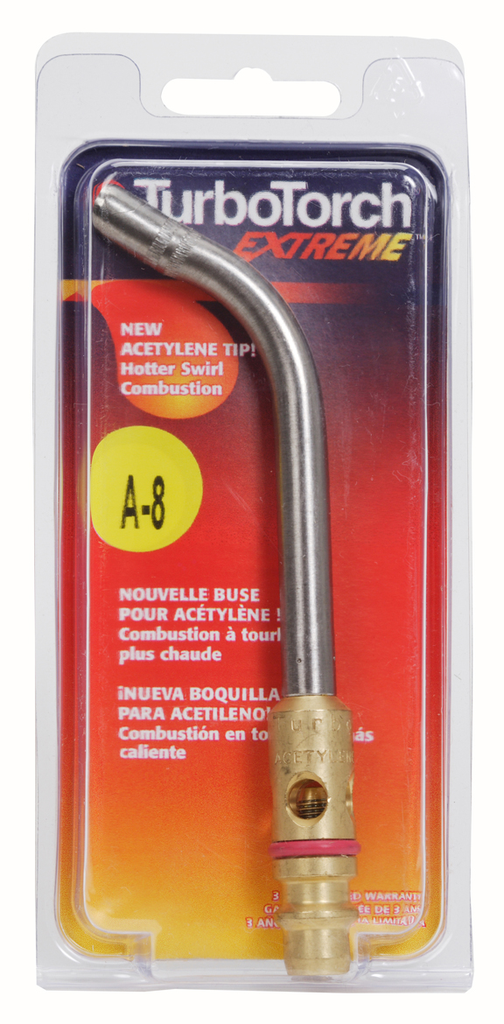 TurboTorch® EXTREME® STANDARD REPLACEMENT TIP,A-8 Tip Swirl, Air Acetylene