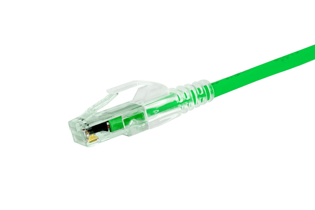 Standard RJ45 Modular Plugs for Cat6/6a UTP with Bar45™, Green Tint ...