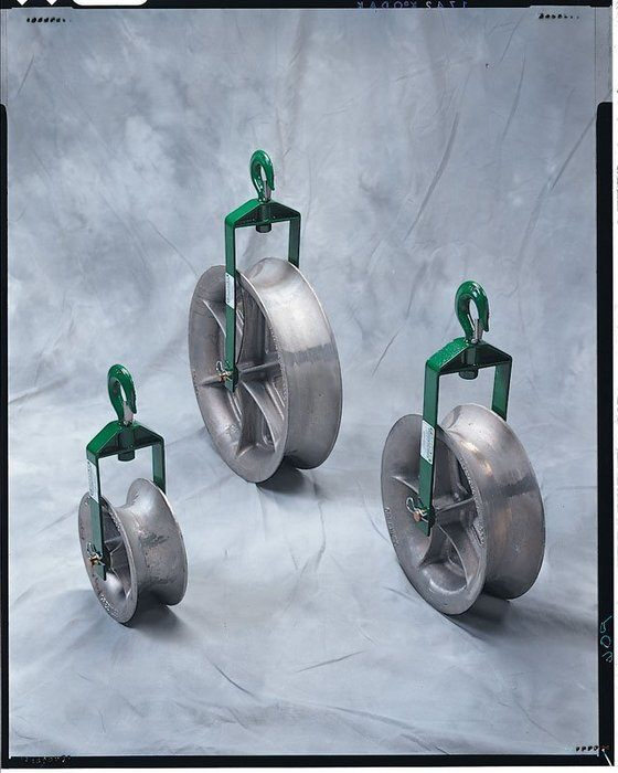 Greenlee 8012 12 x 5" 8000lb Cable Puller Sheave Assembly | Cooper Electric