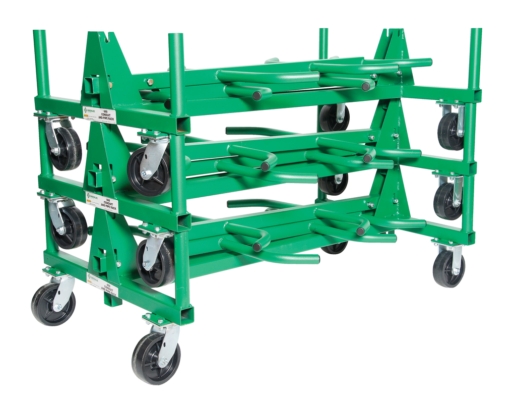 Greenlee 668 58-1/2 x 34 x 63-1/2" Steel Conduit/Pipe Storage Rack ...