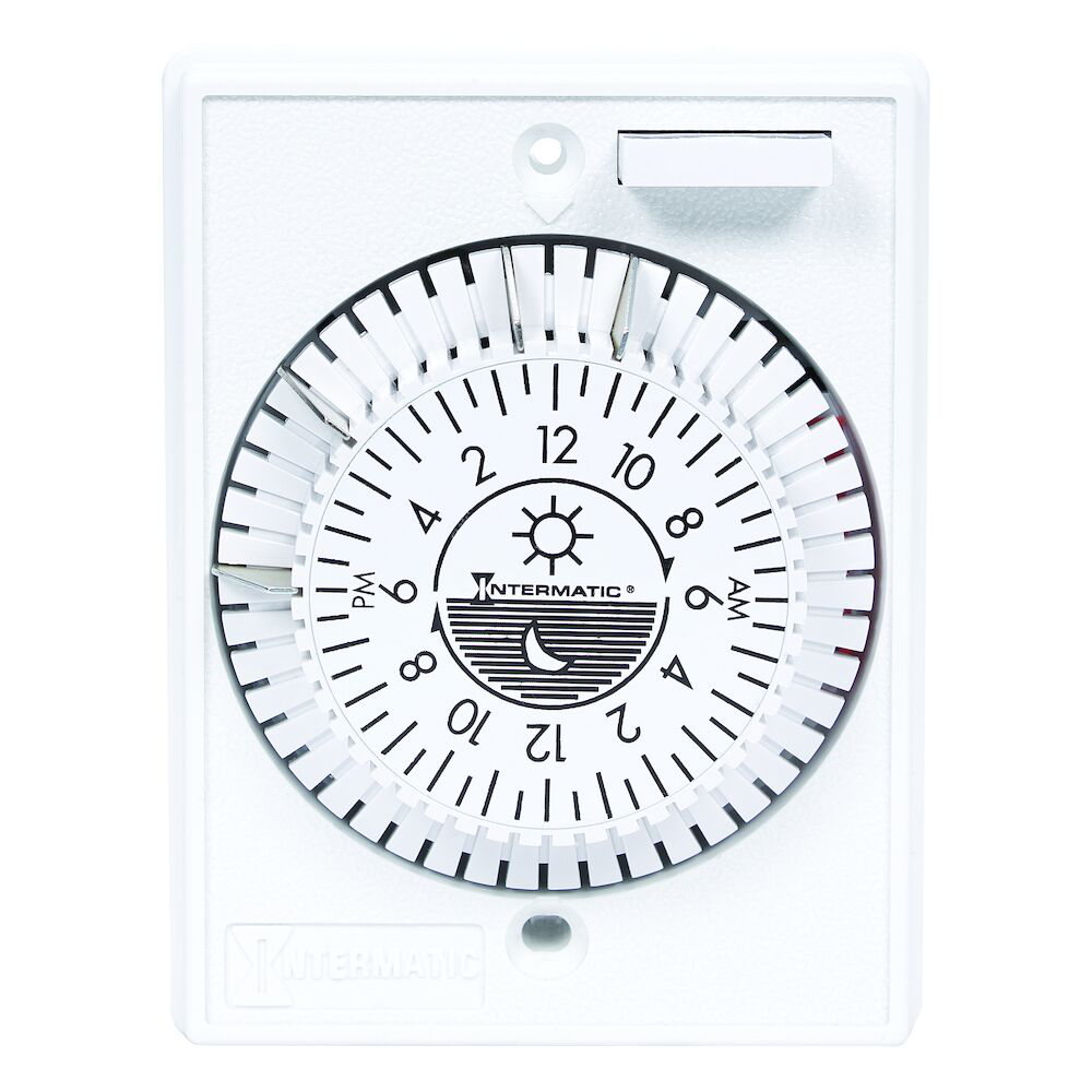 Intermatic E1020 125 VAC 60 Hz 15 Amp White Heavy Duty Mechanical In ...