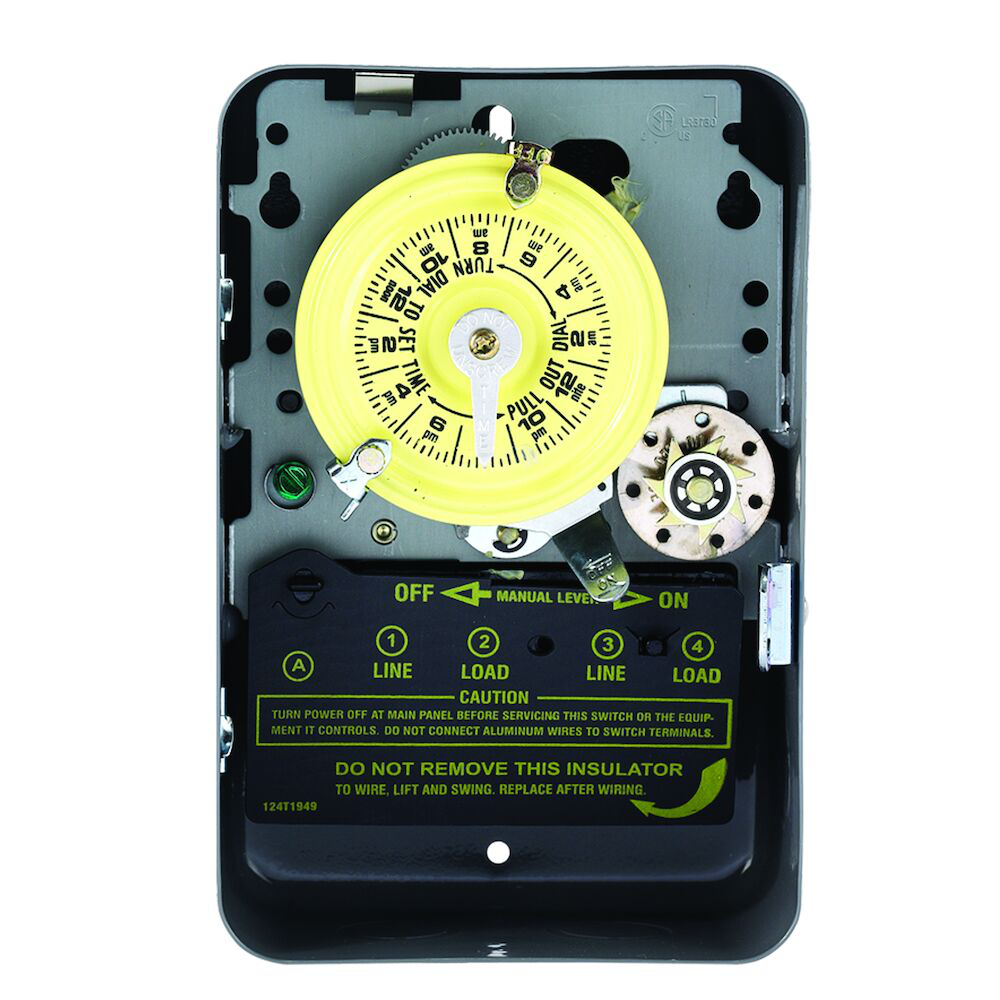 Intermatic T173 NEMA 1 125 VAC 60 Hz 40 Amp DPST Electromechanical Time ...