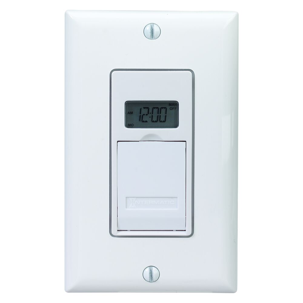 Intermatic EJ600 7-Day 120 VAC 60 Hz 12 Amp White Programmable Timer ...
