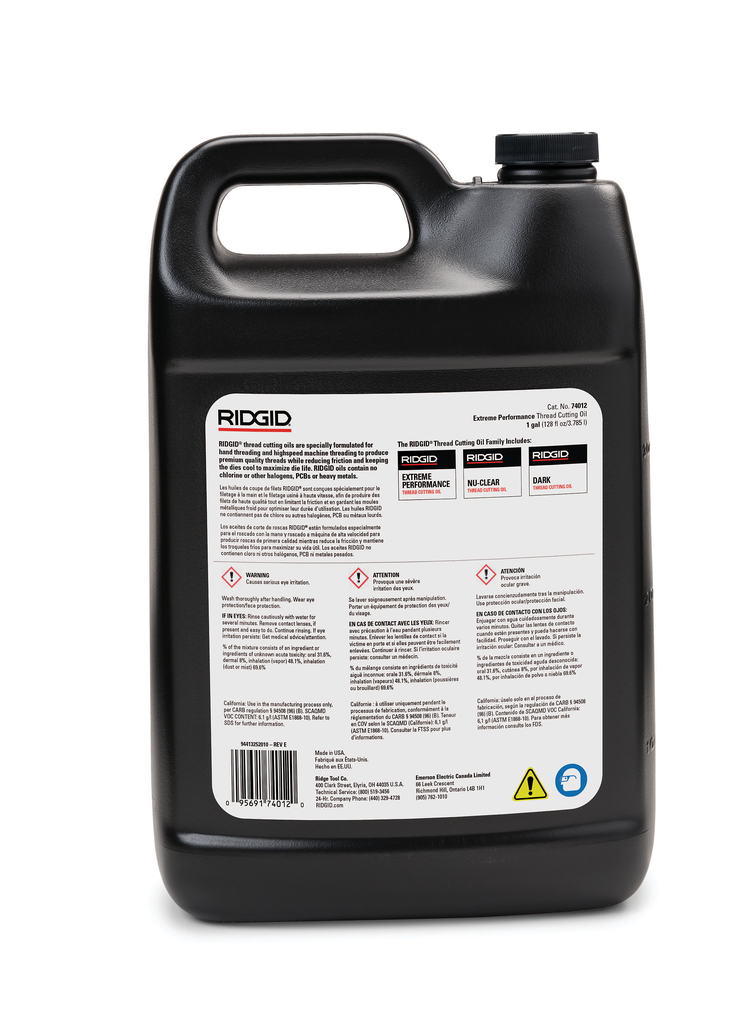 Dark Thread Cutting Oil, OIL, 1 GAL DARK THREADING - Humphries ...