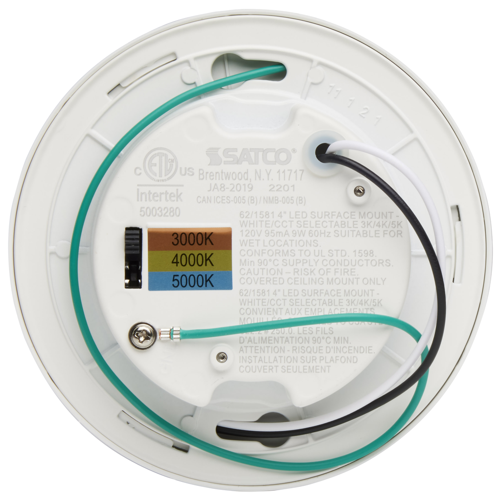 SATCO 62/1581 4" LED SURFACE MOUNT | Cooper Electric