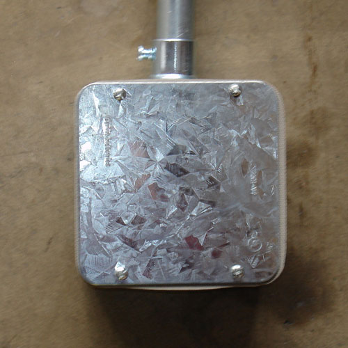 Garvin 72C1-VT 4-11/16" Square Chicago Plenum Blank Gasketed Cover ...