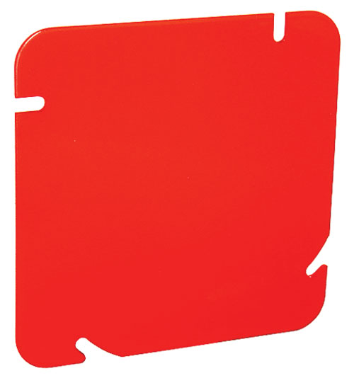 Garvin 72C1-RED 4-11/16" Square Blank Box Cover, Flat, Red | Viking ...