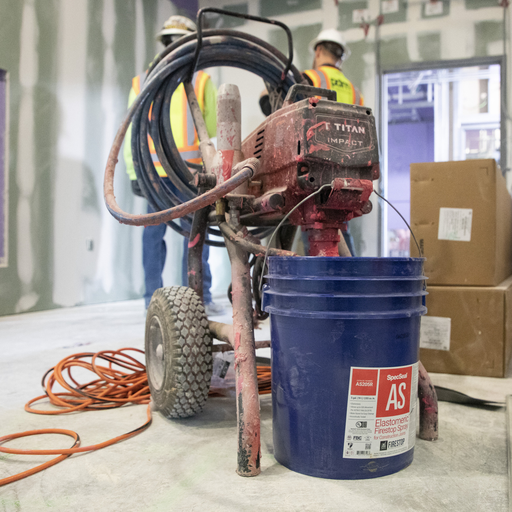 Specseal AS200 5 Gallon Pail of Spec-Seal Elastomeric Spray Coat Red ...