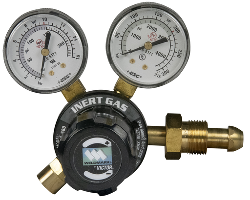 Weldmark G 250 Regulator Single Stage Inert Gas 0-150 psi, CGA:580